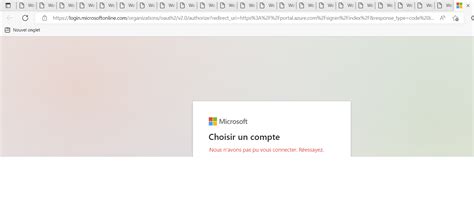 azure portal sign in failed automatically retry and ends with error message microsoft qanda