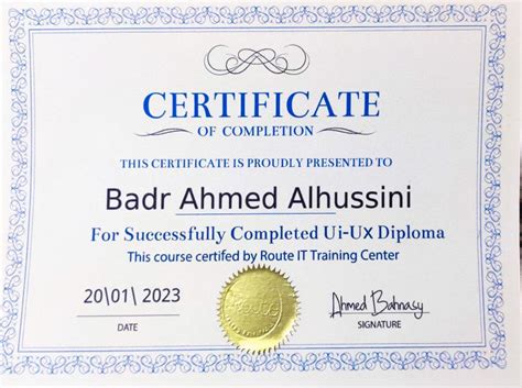 Badr Alhussini On Linkedin Ux Ui Designer Certificate Uiux