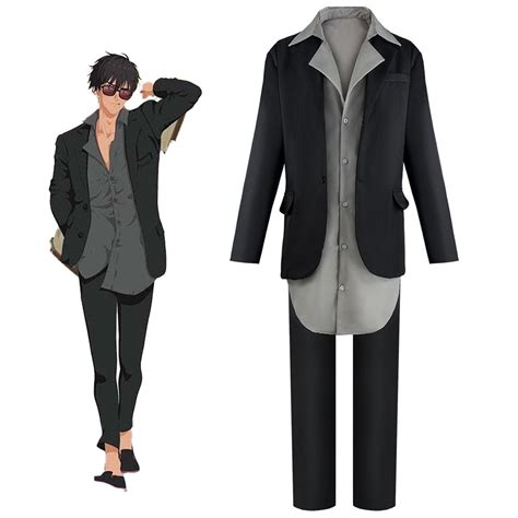 Trigun Costume Nicholas D Wolfwood Cosplay Full Outfit Costume Kit