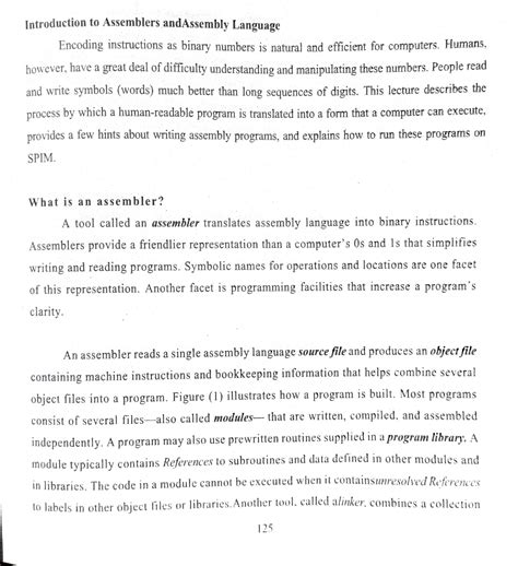 Assemblers Introductionto Assemblersandassembly Language Encoding Instructionsas