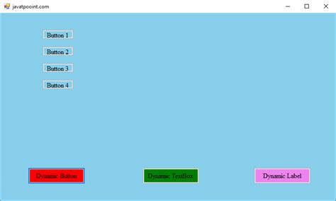 Dynamic Controls In Vbnet Online Tutorials Library List