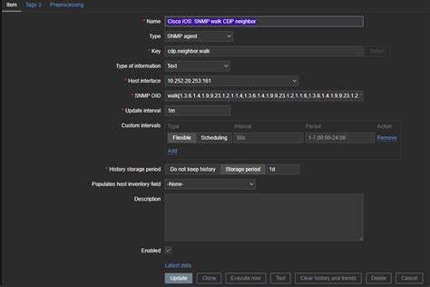 Cdp Discovery Snmp Item With Random Suffix Zabbix Forums