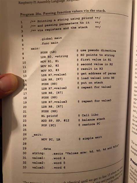 Question About This Arm Code Sample R Assembly Language