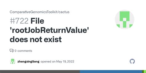 File Rootjobreturnvalue Does Not Exist · Issue 722 · Comparativegenomicstoolkit Cactus · Github