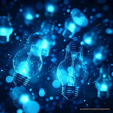 Ai创作图发光的灯泡 灯泡创意场景图 灯泡背景 蓝色灯泡 灯泡发光 小灯泡发光 发光灯泡 蓝色灯 发光能源 白炽灯光 能源灯光 灯泡插画 蓝色灯背景 创意灯光 灯泡灯光 昵图网