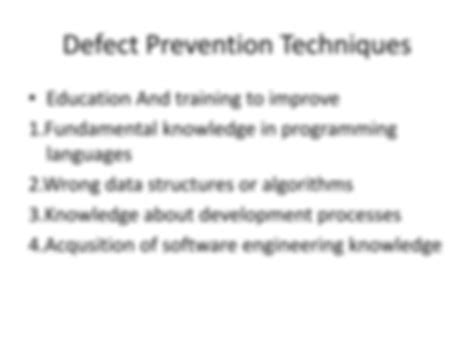 Solution Software Process Management Defect Prevention And Process