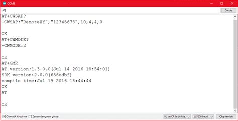 Arduino Ve Ets8266 01 Wifi Modülü Giriş Eğitim Şart