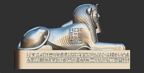 Sphinx Of Amenemhat Iii 3d Printable Model 3d Model 3d Printable Cgtrader