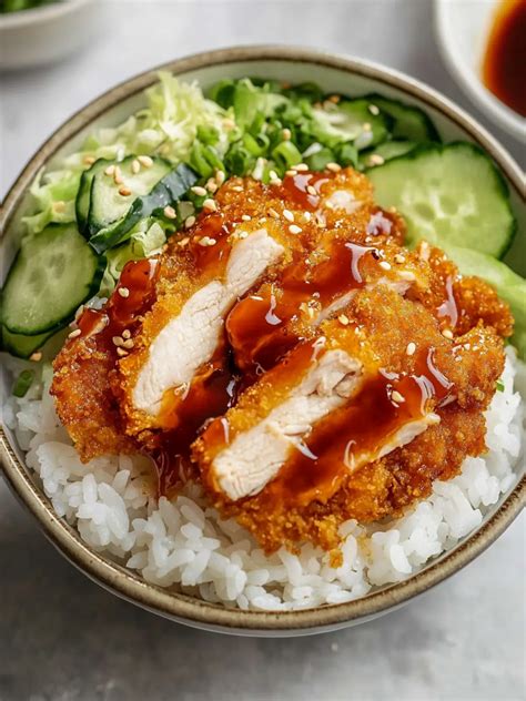 Irresistibly Crispy Chicken Katsu Rice Bowl Recipe