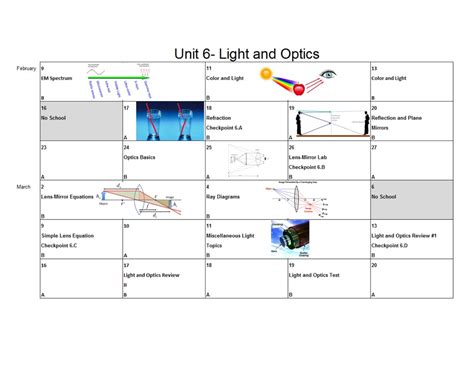 Unit 6 Light Mr Neddo S Science