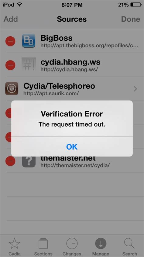 i get this error when trying to add a repo r jailbreak