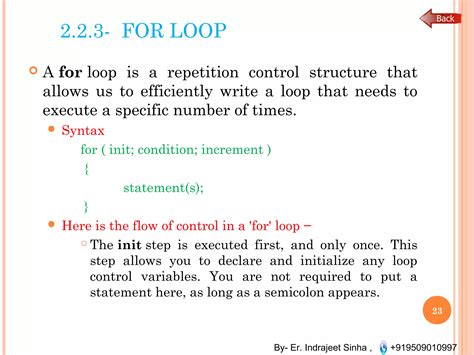 Control Statements Array Pointer Structures Ppt Programming Languages Computing