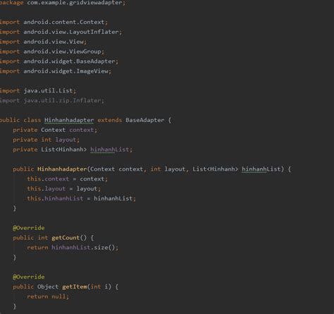 L I Gridview Android Studio Programming D Y Nhau H C