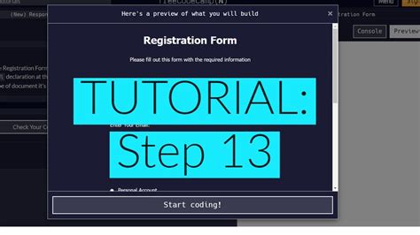 Freecodecamp Learn Html Form Step 13 Youtube