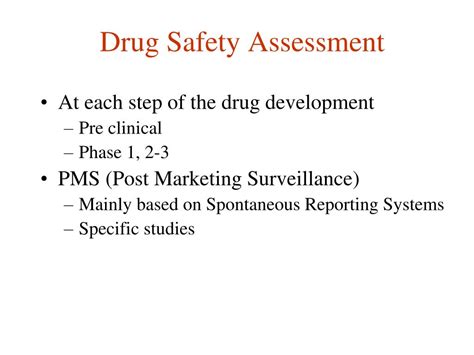 Ppt Drug Safety Assessment And Data Mining Powerpoint Presentation Free Download Id 783586