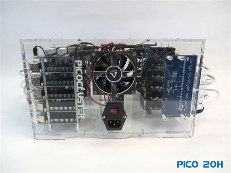 pico 20 raspberry pi 5 cluster pi5 4gb picocluster desktop datacenter