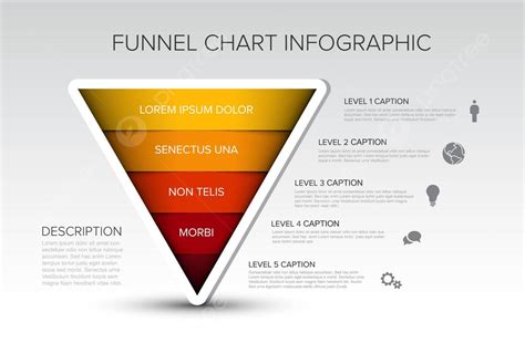 Layers Funnel Infographic Template Model Drop Sales Vector Model Drop Sales PNG And Vector