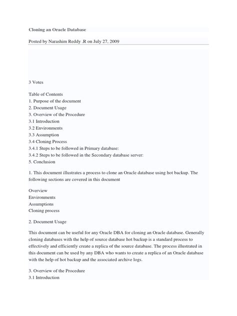 cloning an oracle pdf oracle database backup