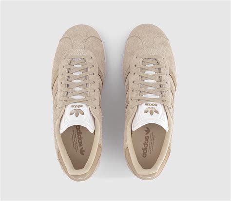 Adidas Gazelle Wonder White Magic Beige White Womens Trainers