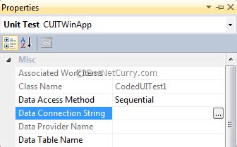 Coded UI Test Convert Normal CUIT To Data Driven CUIT Using Visual