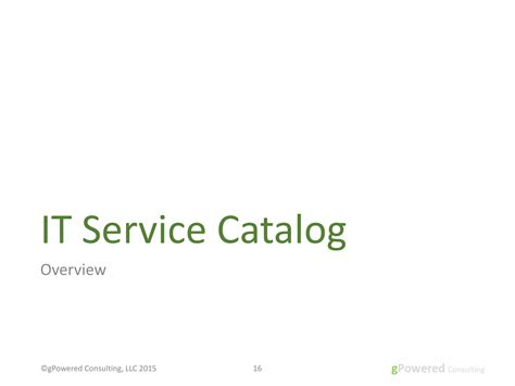 Itsm And Service Catalog Overview Pptx