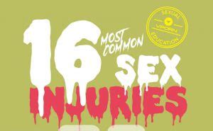 16 Most Common Sex Injuries Infographic VPorn Blog