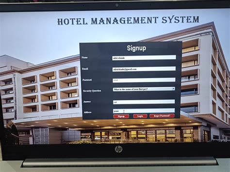 Java Swing Awt Hotelmanagementsystem Codealpha Project Learning