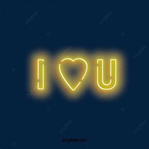 노란 발렌타인 사랑 일러스트 네온 노랑 사랑 원 사랑 Png 일러스트 및 Psd 이미지 무료 다운로드 Pngtree