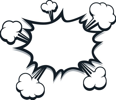 Comic Speech Bubbles Isolated Illustration 22443395 Png