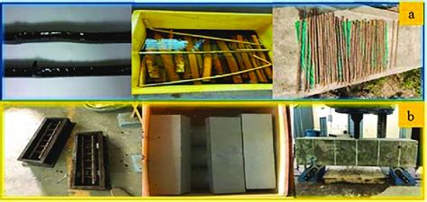 2 Bamboo Reinforced Concrete Beams A Bamboo Treatment B Casting Download Scientific