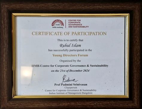 Ruhul Islam On Linkedin Preparing For New Dimensions Of My Career Learning From Industry 29