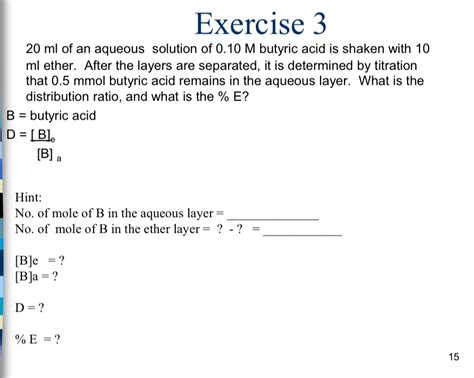 Solved Exercise 320ml Of An Aqueous Solution Of 0 10M Chegg Com