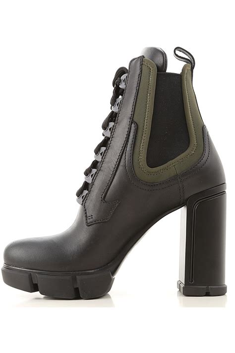 Prada Rubber Chelsea Boots For Women In Black Lyst