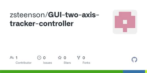 GitHub Zsteenson GUI Two Axis Tracker Controller