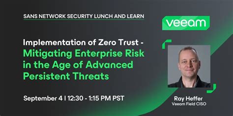 Zerotrust Sansnetworksecurity Veeam Software