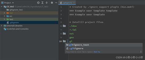 Idea中如何设置gitignore文件idea Git Ignore Csdn博客