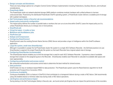 Configuring The Dell Solution Configuration Best Practices—dell Emc Storage With The Avigilon