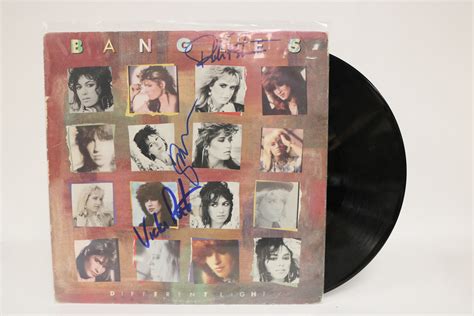 The Bangles Band Signed Autographed Different Light Record Album Coa Matchin Records