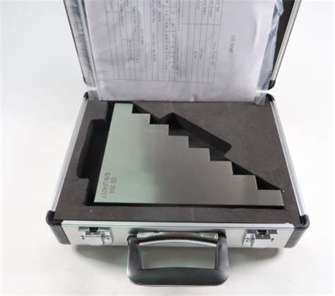 8 Step Wedge Test Block 25 200mm Calibration Stainless Steel