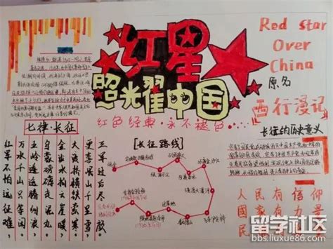 红星照耀中国手抄报6张