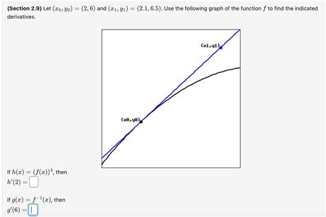 Solved Section 2 9 Let X0 Y0 2 6 And