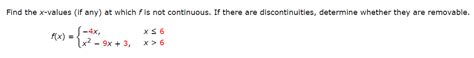 Solved Find The X Values If Any At Which F Is Not Chegg