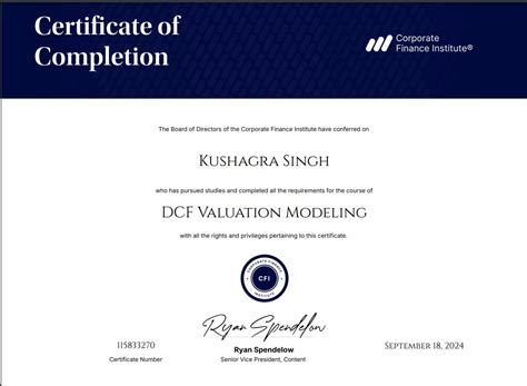 Financialmodeling Businessvaluation Finance Dcfvaluation Kushagra