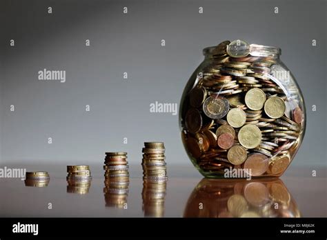 Successful Investment Growing Stack Of Coins Stock Photo Alamy
