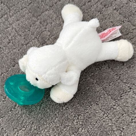 Wubbanub Other Soft White Lamb Pacifier Buddy Poshmark