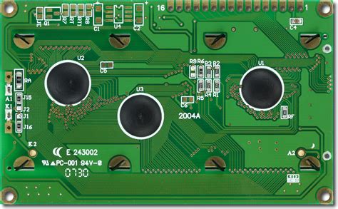 Reflective 20x4 Character Module From Crystalfontz