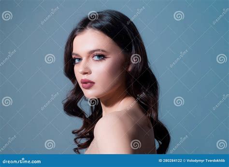 Beauty Portrait Of Beautiful Female Model Beautiful Young Girl With