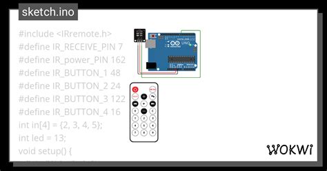 Ir Remote Veicule Wokwi Esp32 Stm32 Arduino Simulator
