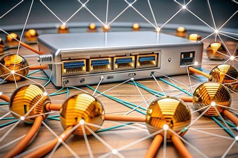 3d Illustration Network Ip Address Premium Ai Generated Image