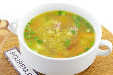 Гороховый суп с копчеными ребрышками - рецепт с фото на Pojrem.ru